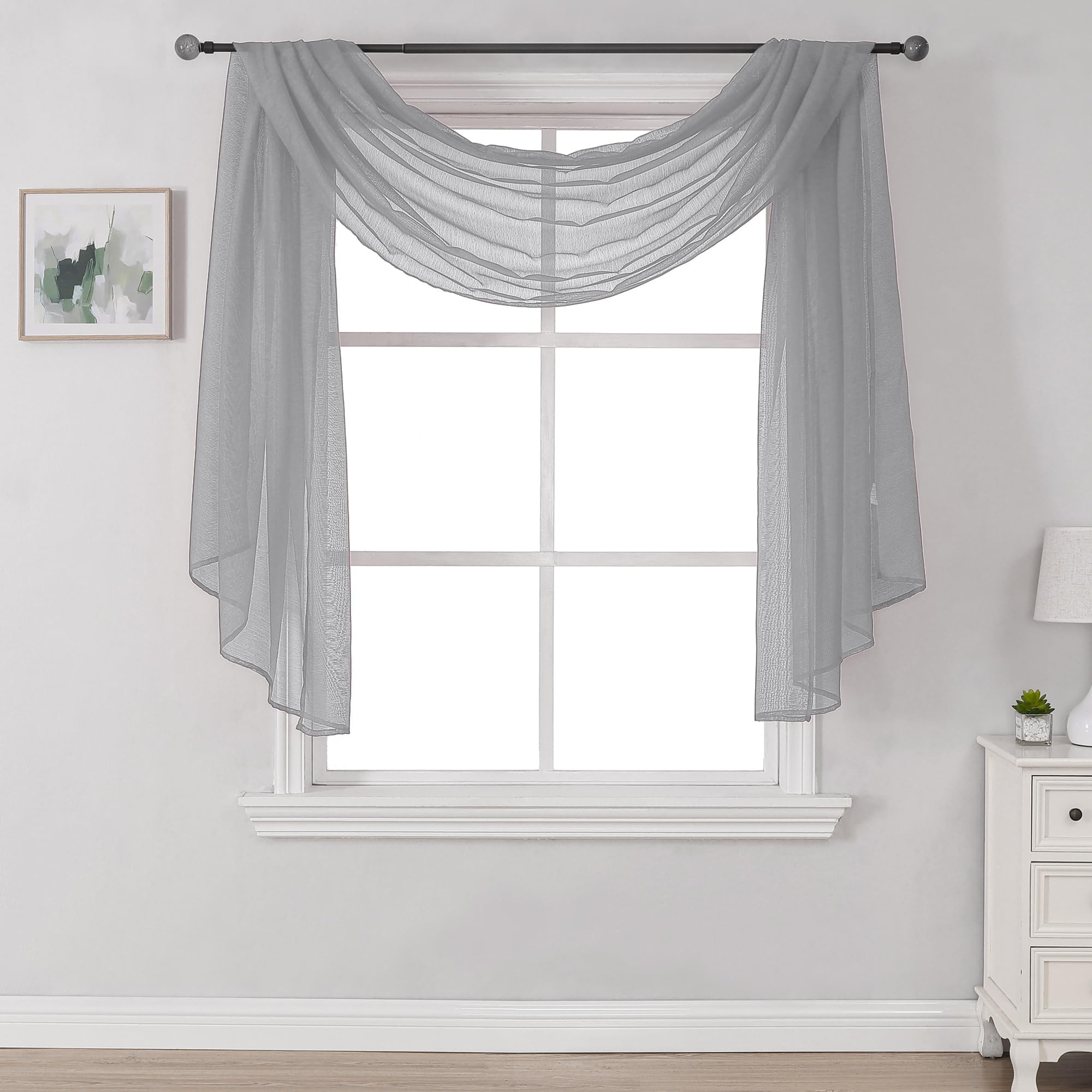 Amazon.com: Woven Trends Ombre Curtains, Valances for Windows ...