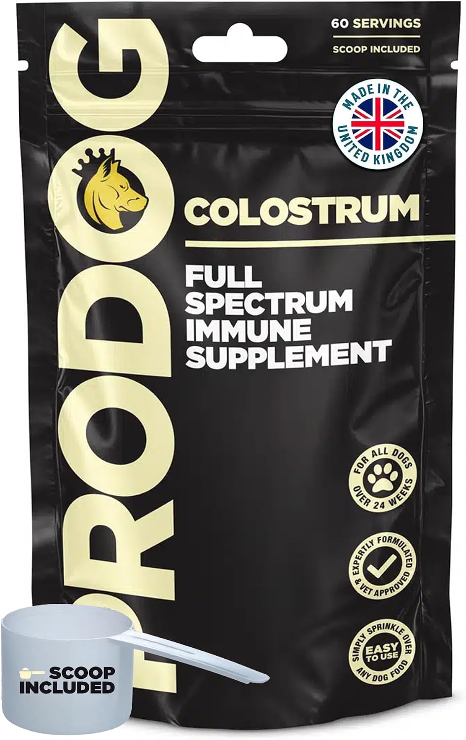 ProDog Bovine Colostrum Powder for Dogs & Puppies - UK Farm Assured ...