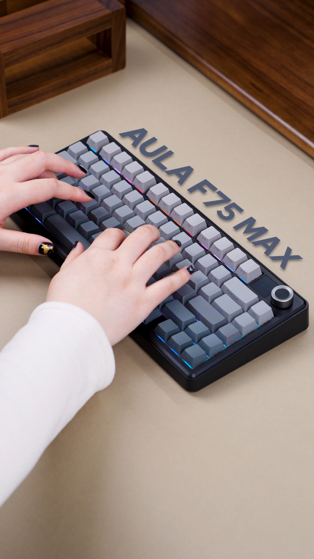 Watch F75 & F75 MAX & F99 PRO Typing Sound Comparison Video on Amazon Live