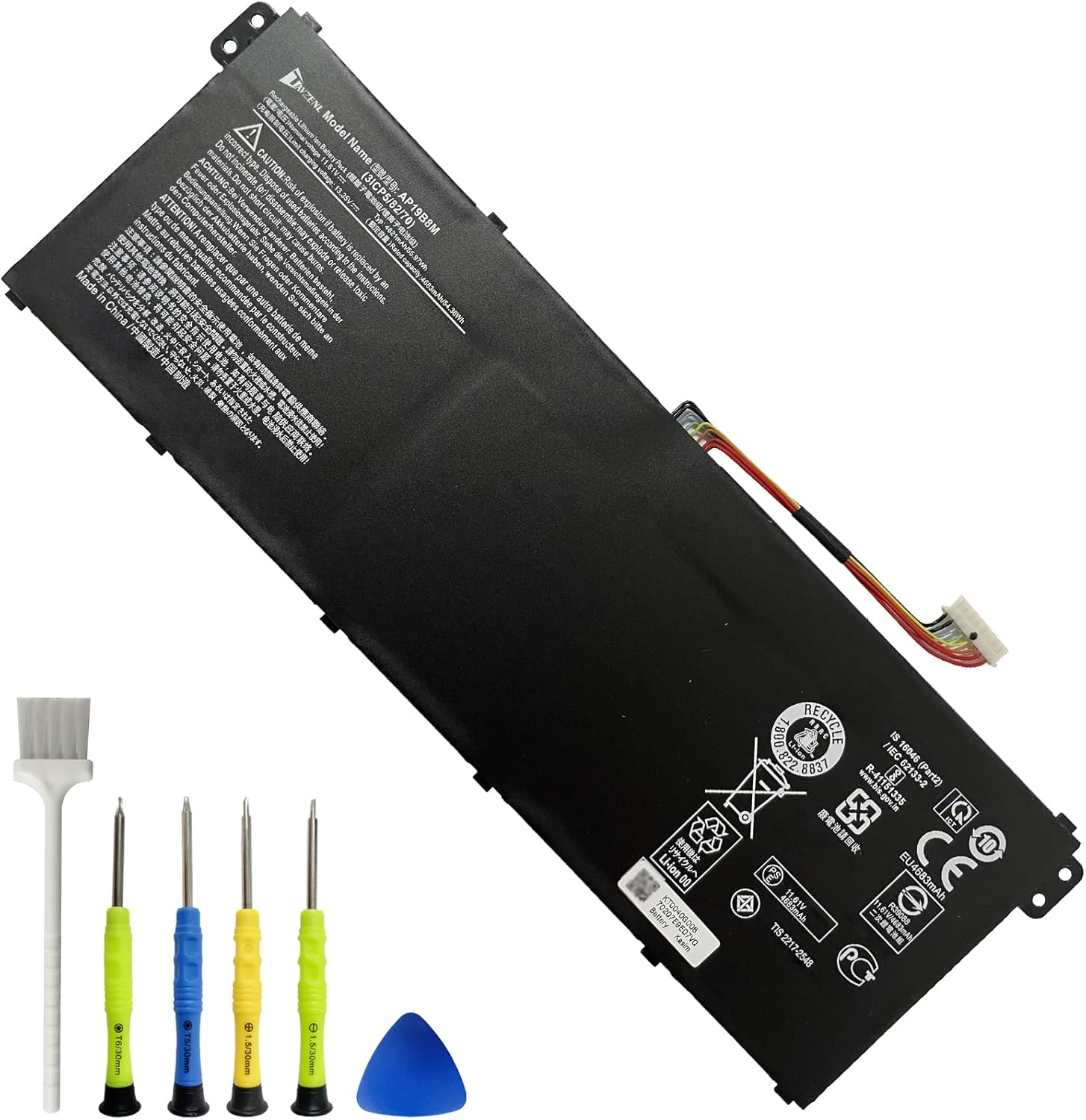 Amazon.com: TAVZENL AP19B8M 55.97Wh Battery Replacement for Chromebook ...