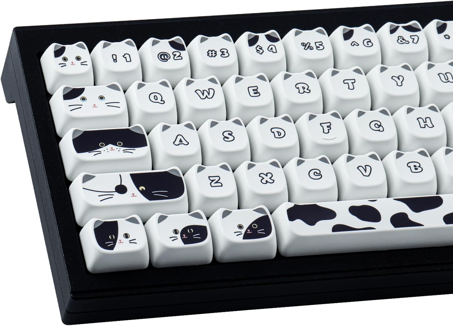 Amazon.com: Generic PBT Cat Stacking Keycaps Set Profile Cute Keycaps 143 Keys Custom Dye ...