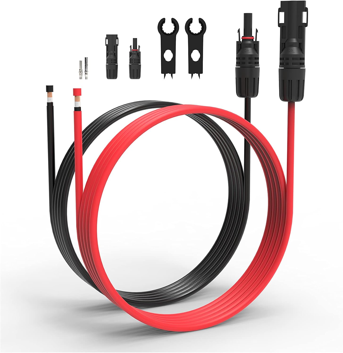 Amazon.com: BASKER 10 Feet 10AWG(6mm²) Solar Extension Cable - Solar ...