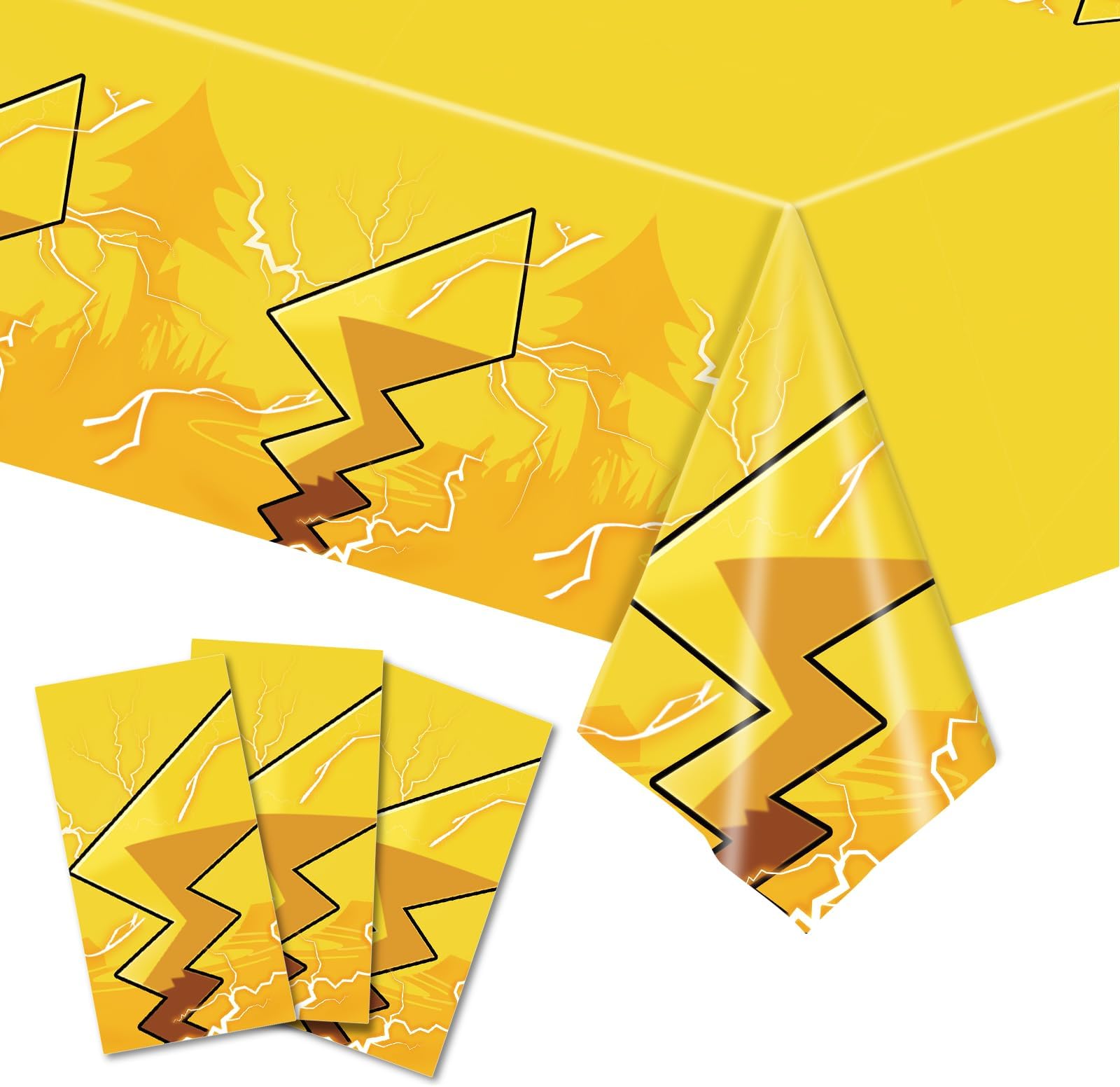 Amazon.com: American Greetings Pokemon Party Supplies, Plastic Table ...