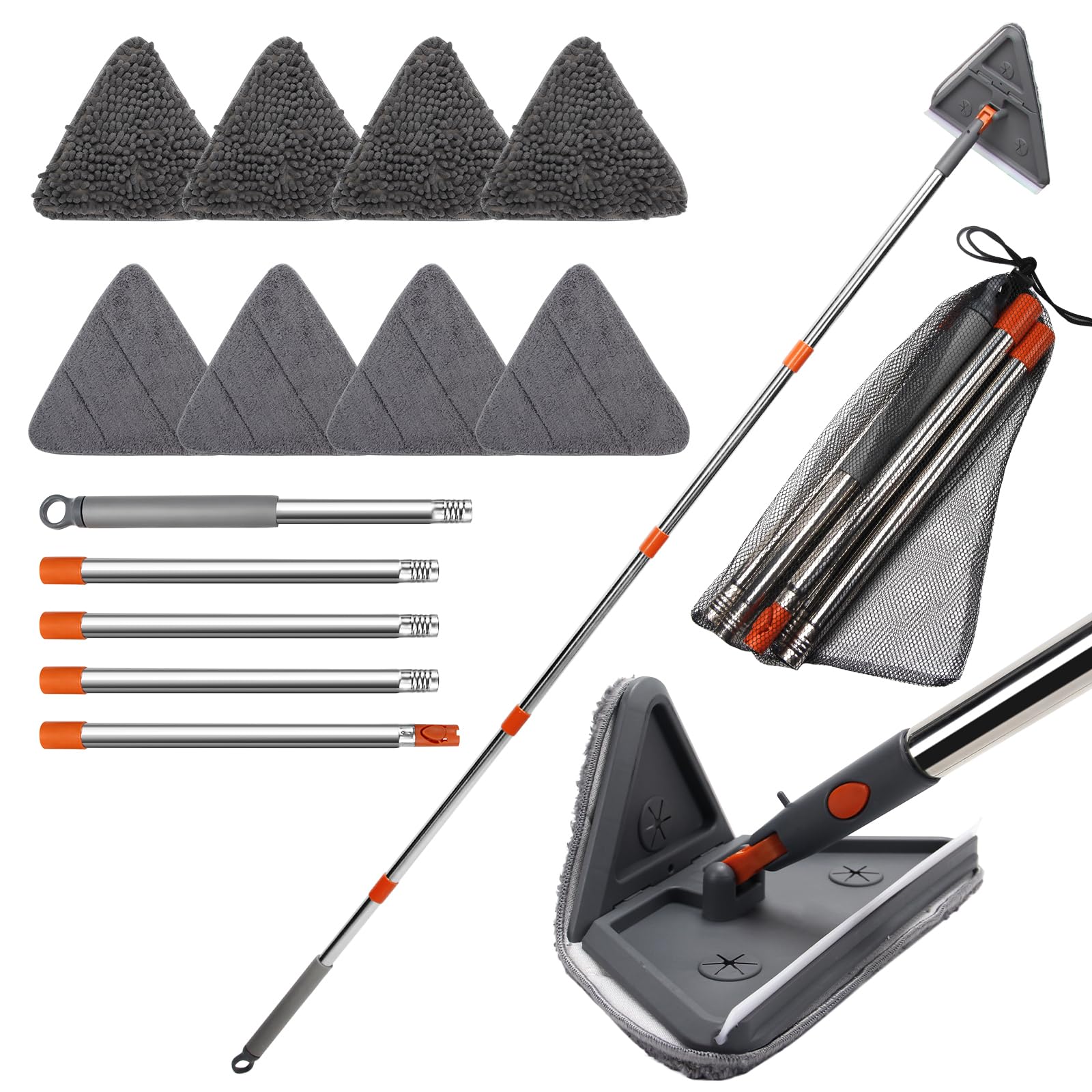 Amazon.com: Sayene Wall Cleaner mop with Long Handle,Wall Cleaning mop ...