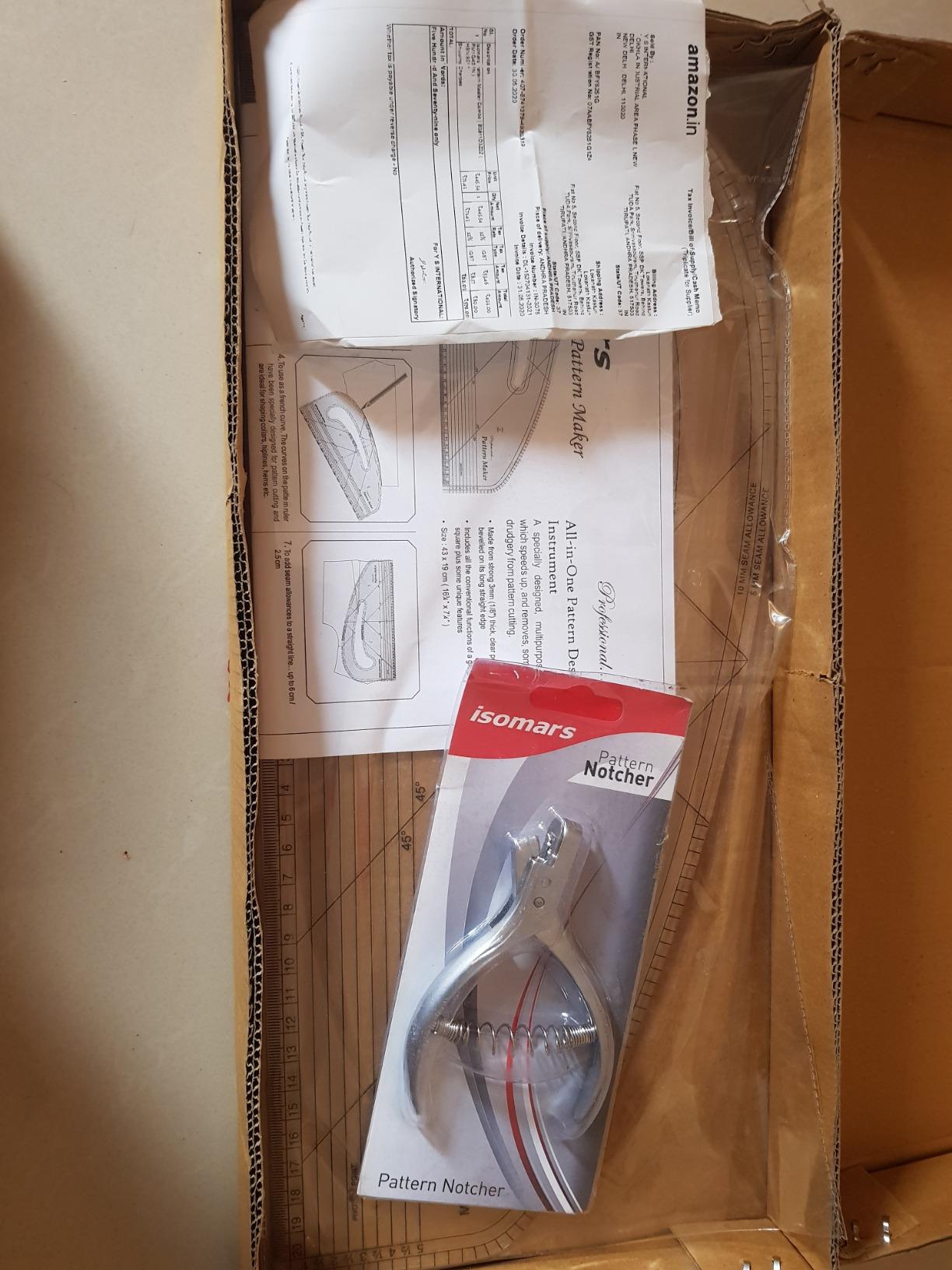 Isomars Pattern Master Combo (Clear) | Quilting/Tailoring Rulers for ...