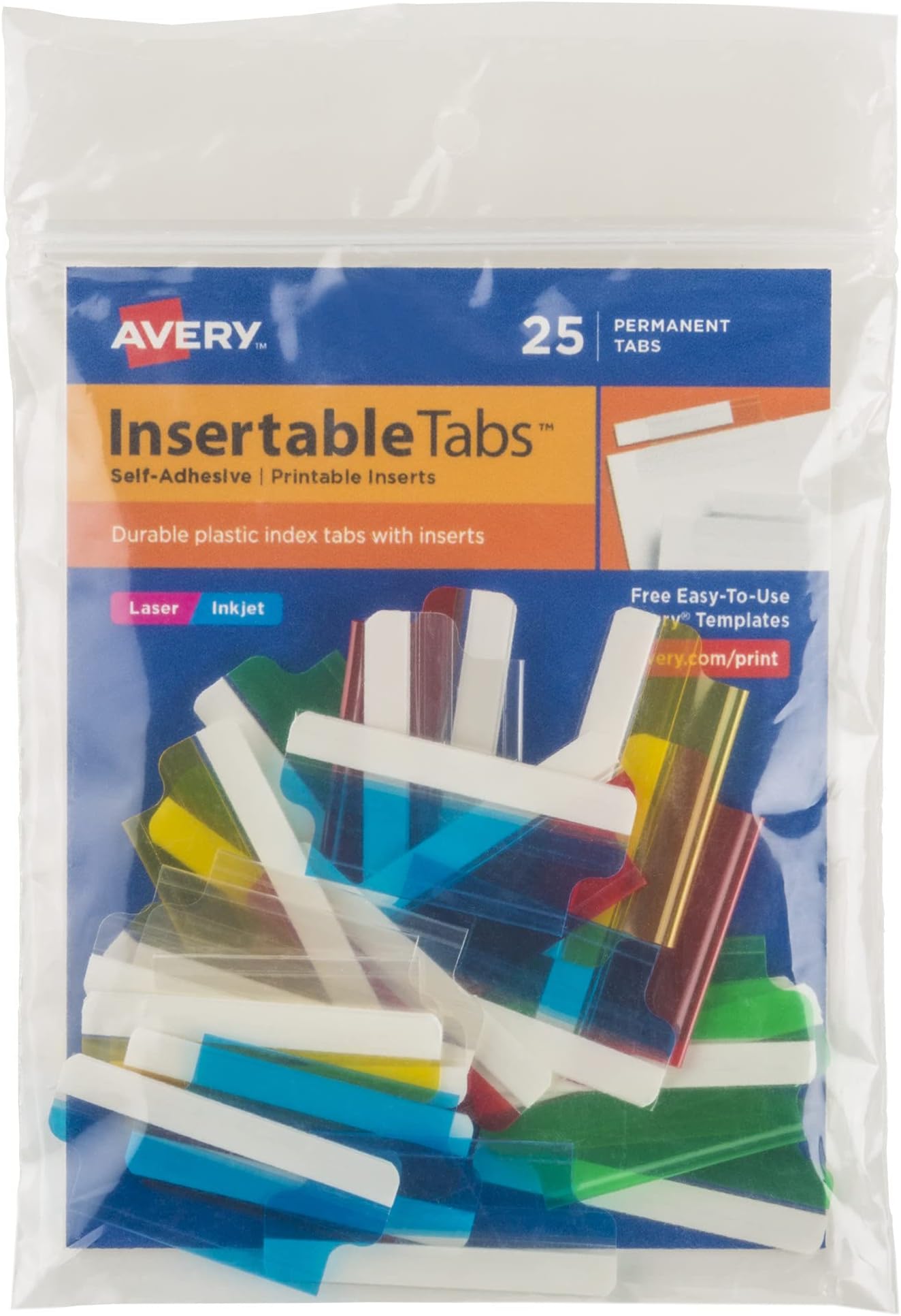 Amazon.com : Gueevin 2 Inch Insertable Self Adhesive Tabs with ...