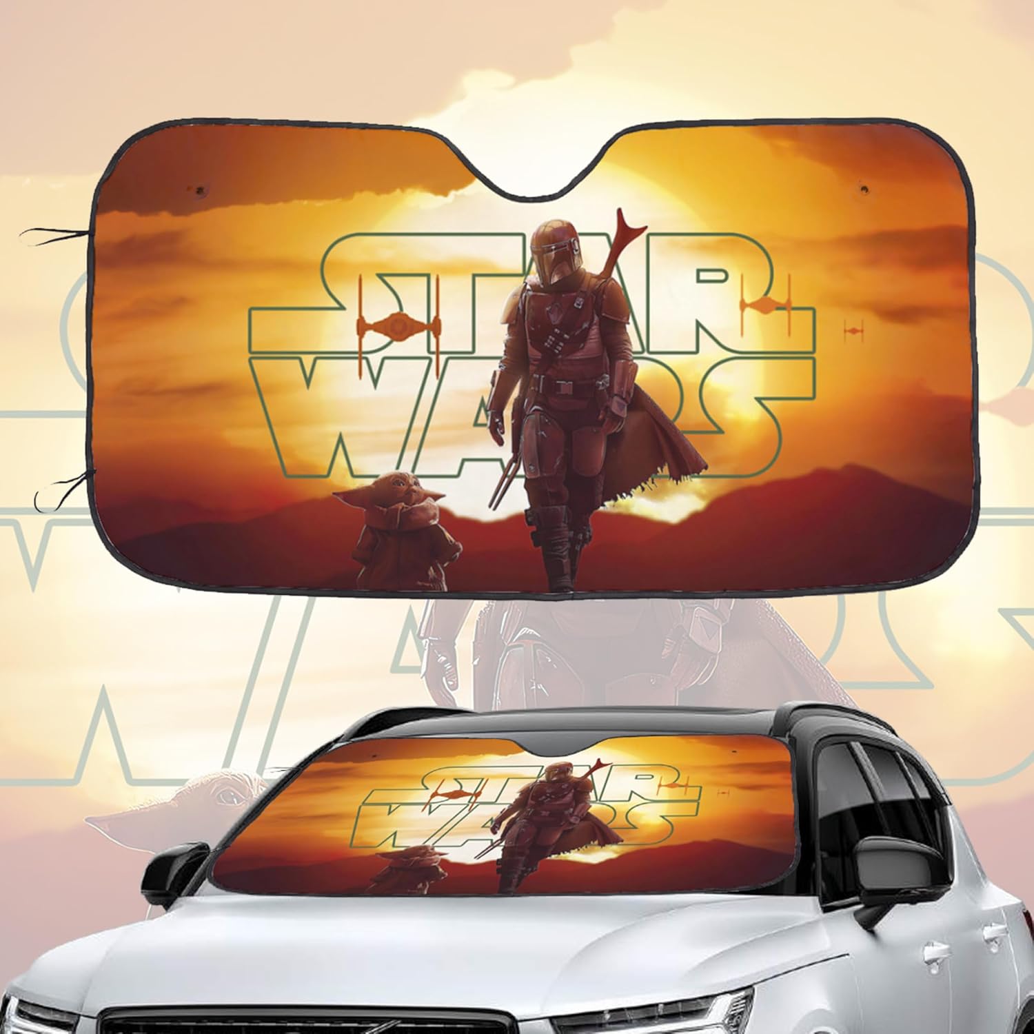 Amazon.com: vinacsick Anime Characters Cartoon Funny Windshield Sun ...