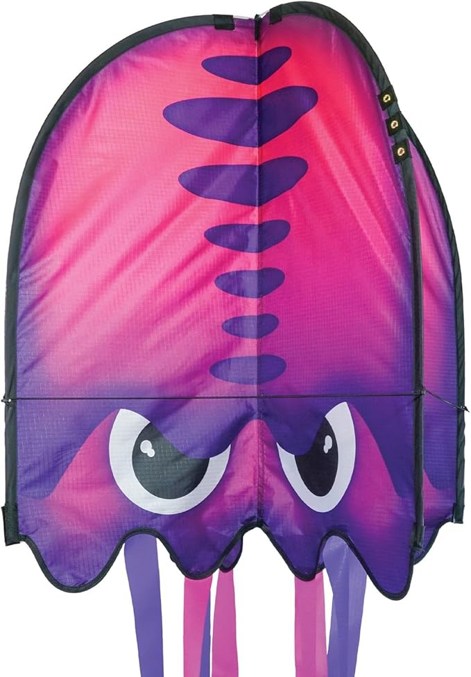 Amazon.com: In the Breeze 3388 — Purple Pop Jelly Kite — Non-Assembly ...