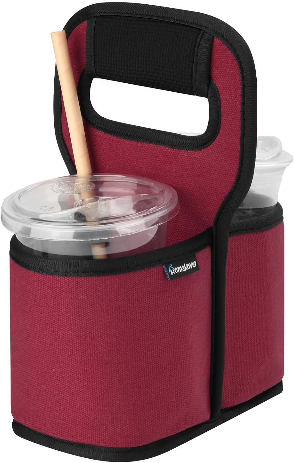 Amazon.com: Cup Drink Carrier with Handle, Reusable Coffee Cup Holder ...