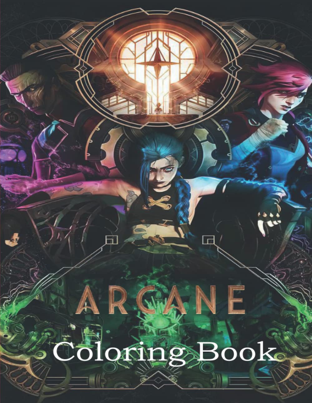 Buy Arcáne Coloring Book: Super Edition Coloring Book on Arcáne Léague ...