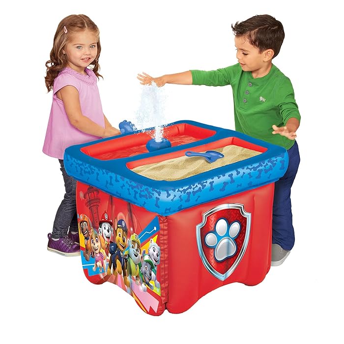 Buy Paw Patrol Table Inflatable Sand & Water Outdoor Table Online at ...