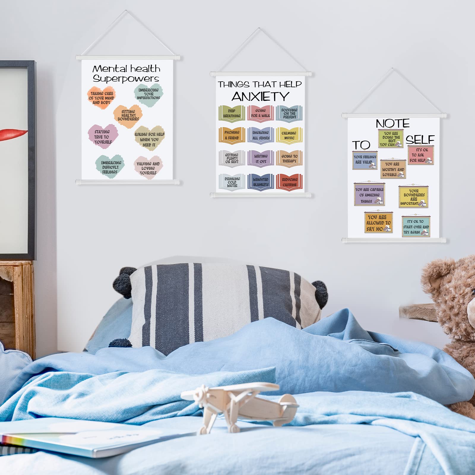 Snapklik.com : 3 Pcs Note To Self Therapy Office Decor Mental Health ...