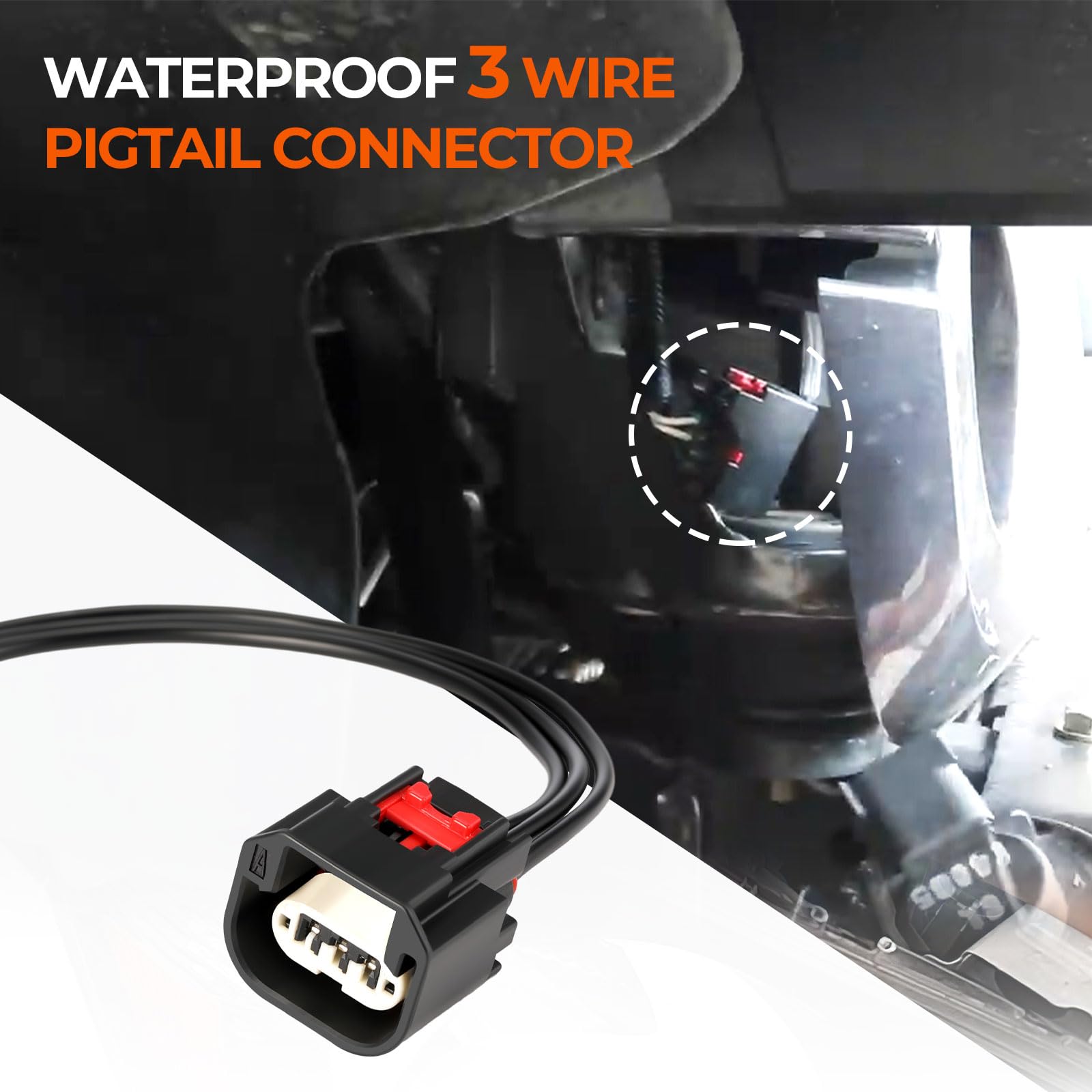 Snapklik.com : 645-943 68064998AA, 3-Wire Connector For Dodge ...