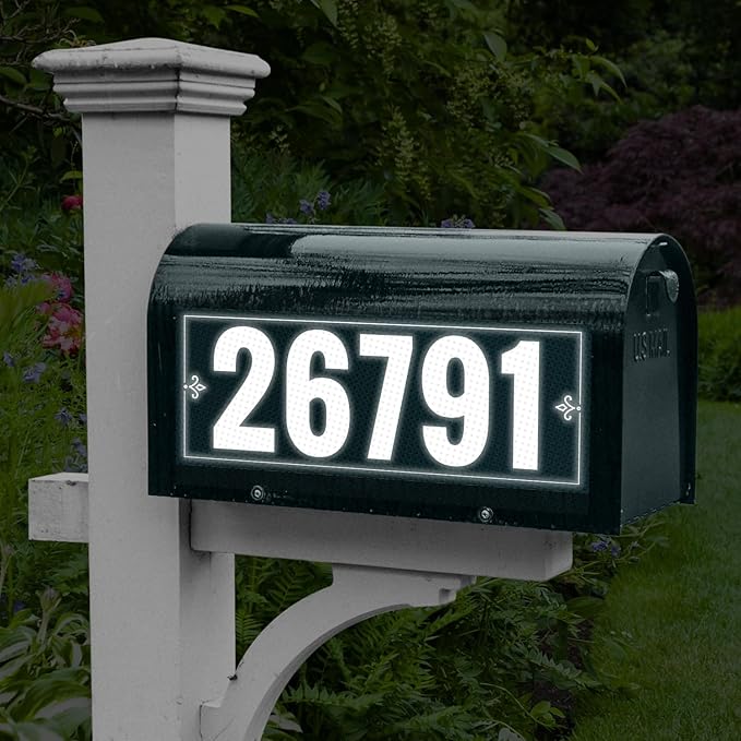 Amazon.com: Reflective Mailbox Numbers Sticker for Outside, 2 Inch, For ...