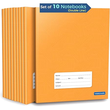 WOODSNIPE Double Line Notebooks | 176 Ruled Pages | Small Notebooks 2 ...