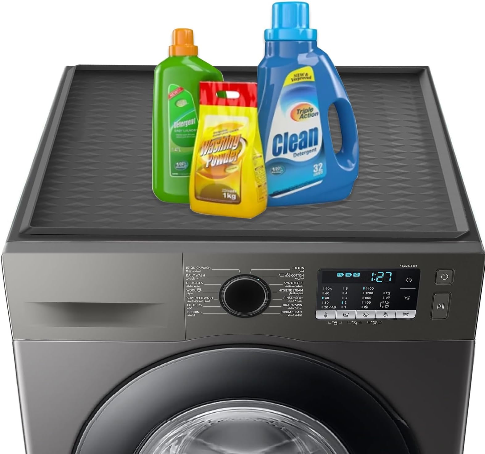 Amazon.com: TCASH Washer and Dryer Covers for the Top, 23.6" x 19.7 ...