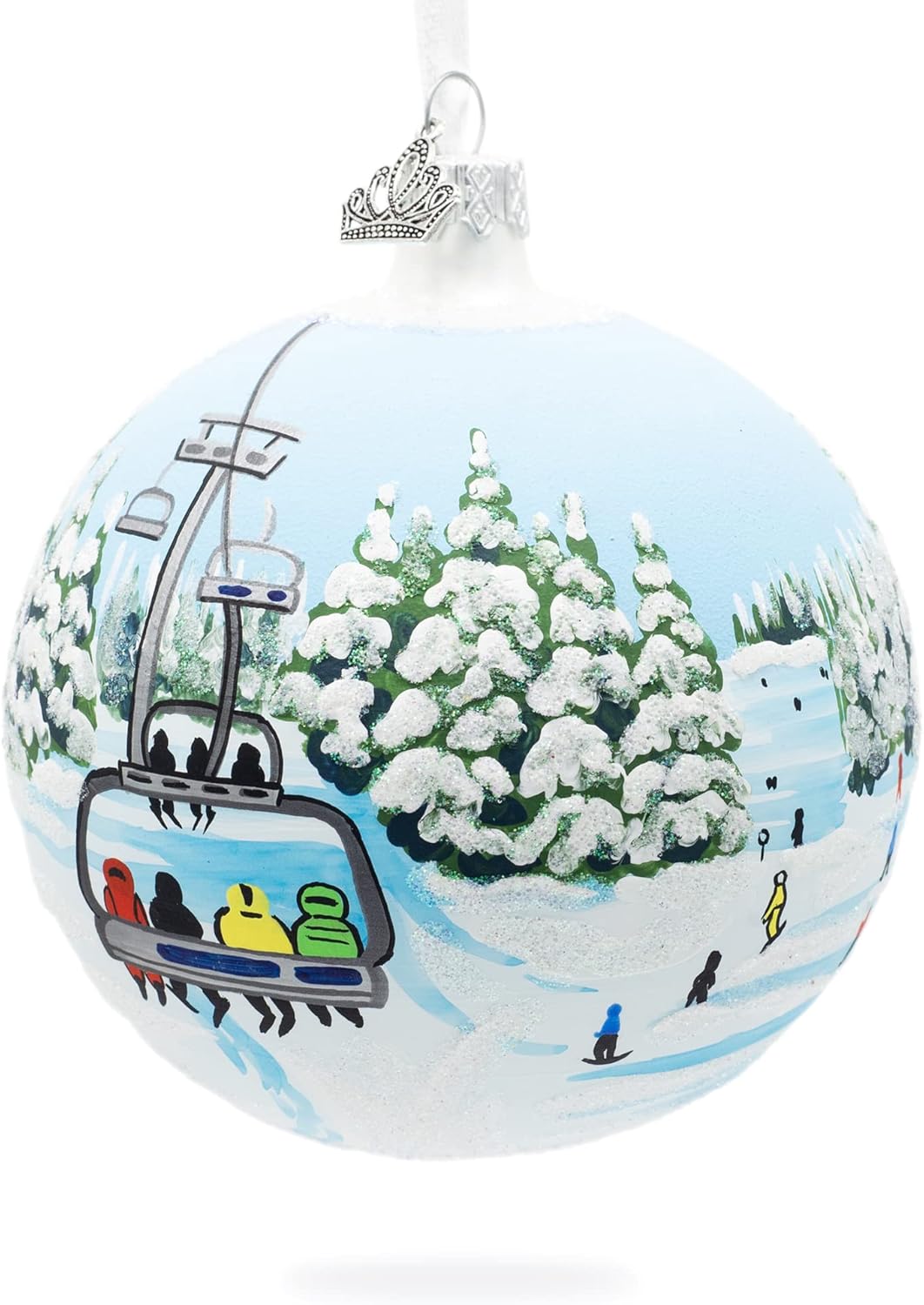 Amazon.com: Keystone Ski Resort, Colorado, USA Glass Ball Christmas ...