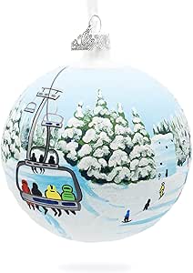 Amazon.com: Keystone Ski Resort, Colorado, USA Glass Ball Christmas ...