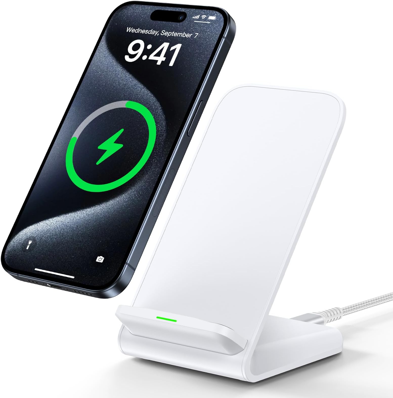Amazon.com: Fast Wireless Charger Samsung Phone Charger Stand Android ...