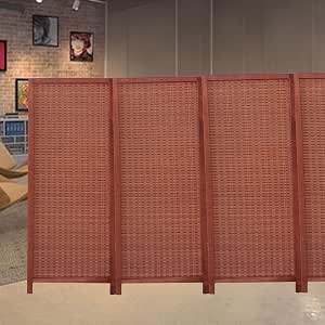 Amazon.com - Adjustable Folding Office Dividers Partition Wall Wood ...