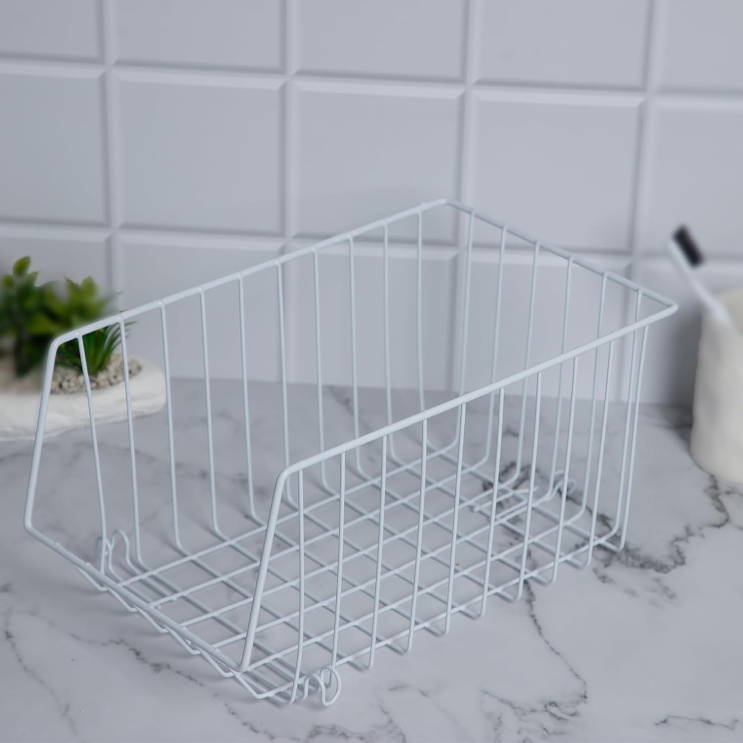 Anko Stackable Kitchen Wire Basket | Metal Mesh Food Storage Bin for ...