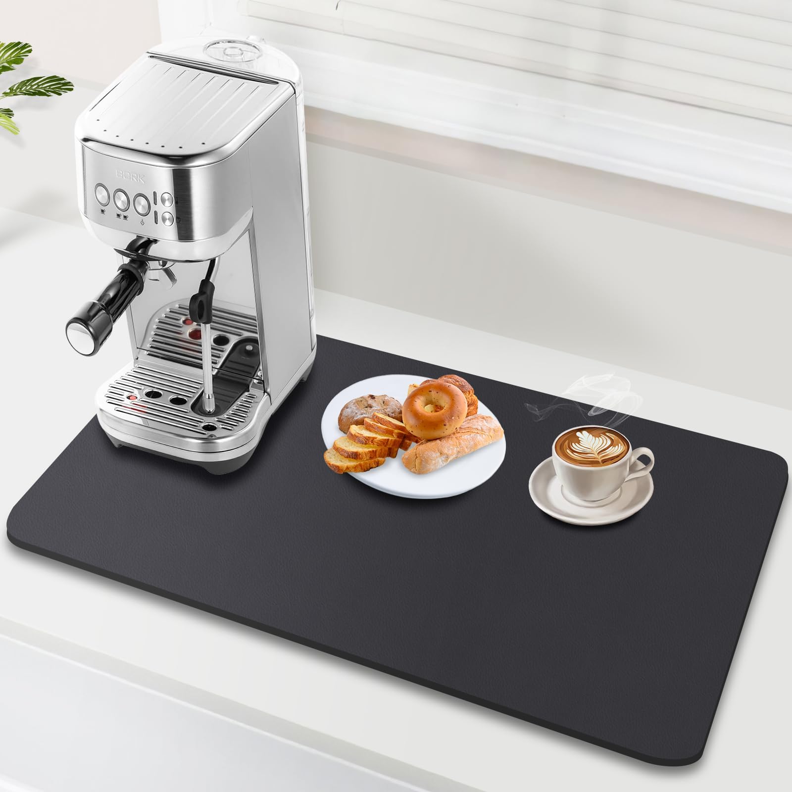Amazon.com: HotLive Coffee Mat - Coffee Bar Mat for Countertops, Coffee ...