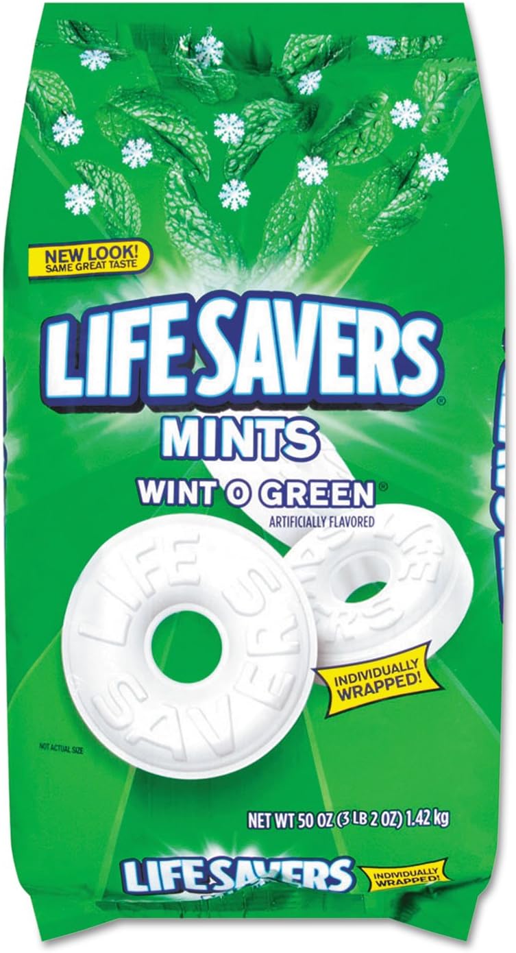 Amazon.com : Hard Candy Mints, Wint-O-Green, 50oz Bag : Grocery ...