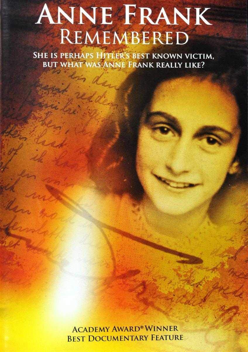 Anne Frank Remembered [Region 0, NTSC] [DVD]: Amazon.co.uk: Jon Blair ...
