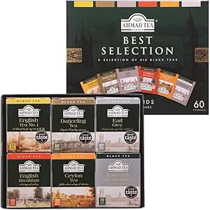 Amazon.co.jp: AHMAD TEA Best Selection Tea Bags 60 Bags Earl Grey ...