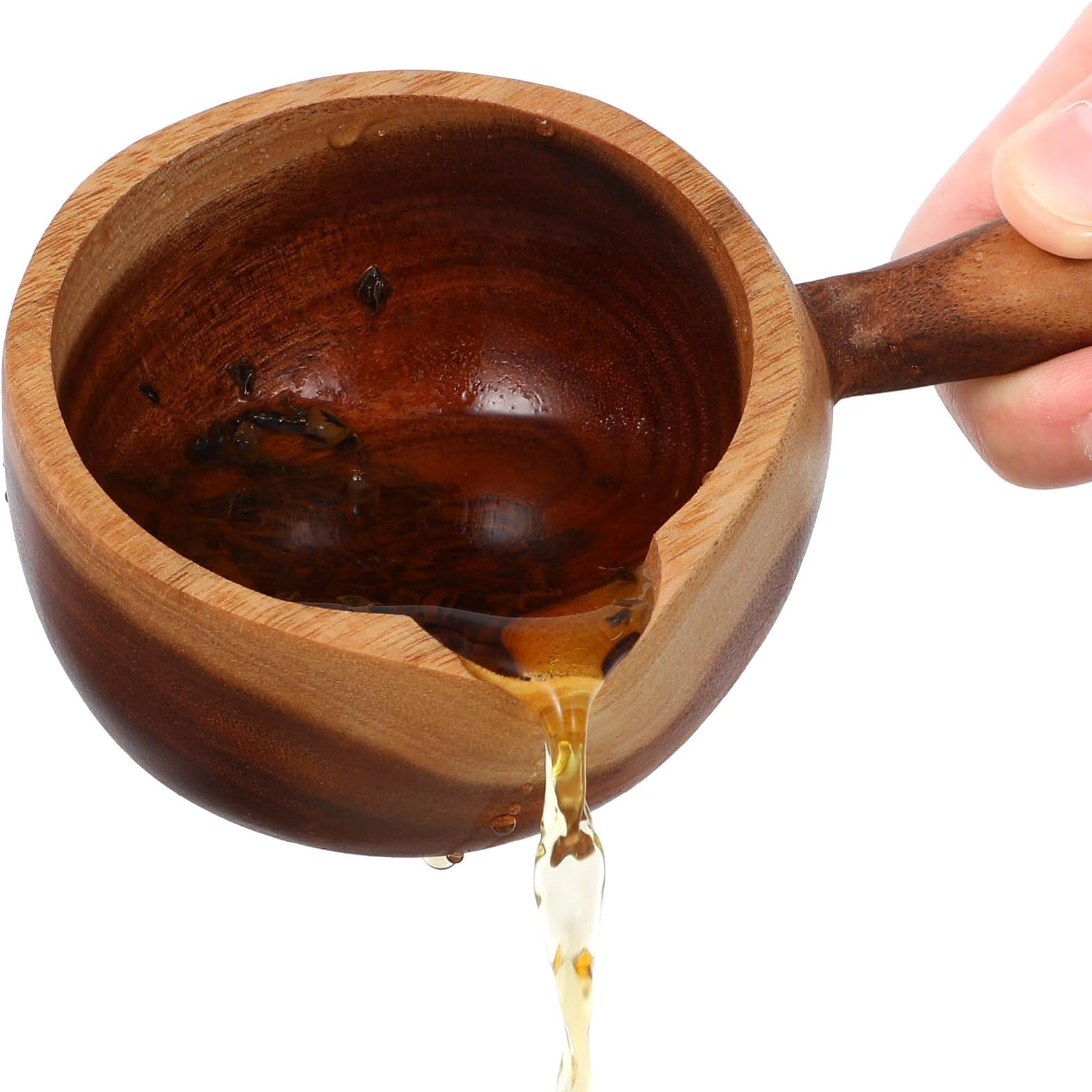 Amazon.com: BESTonZON Wood Water Ladle Retro Wooden Bailer Wooden Rice ...