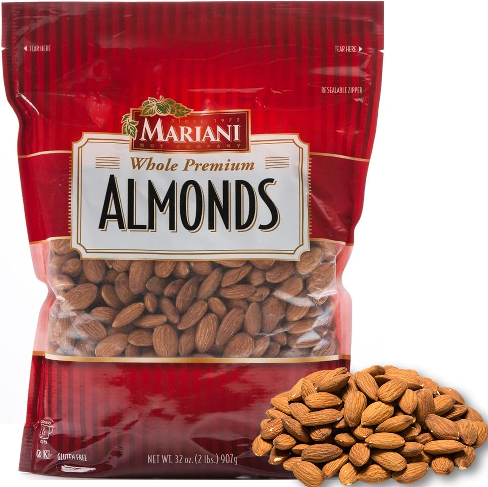 Amazon.com: Almonds, Shelled, Raw, 10 lbs. Bulk by Its Delish : Grocery ...