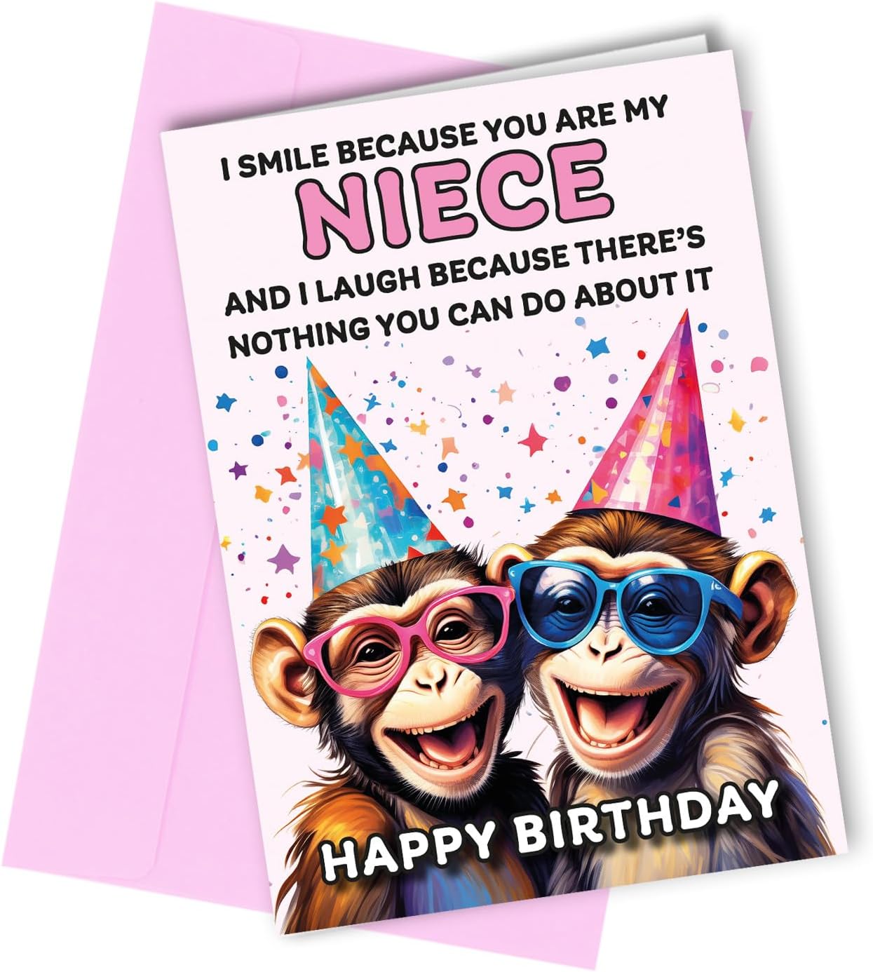 Happy Birthday Card for Niece - Fun Dog Design - For A Fabulous Niece ...