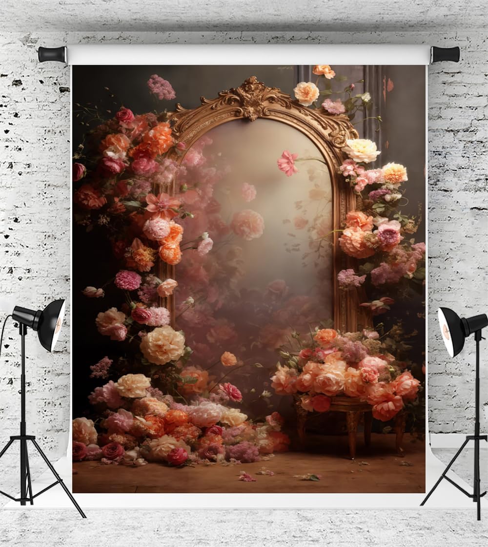 Amazon.com : Kate 7x5ft Spring Pink Flowers Arch Door Photo Backdrops ...
