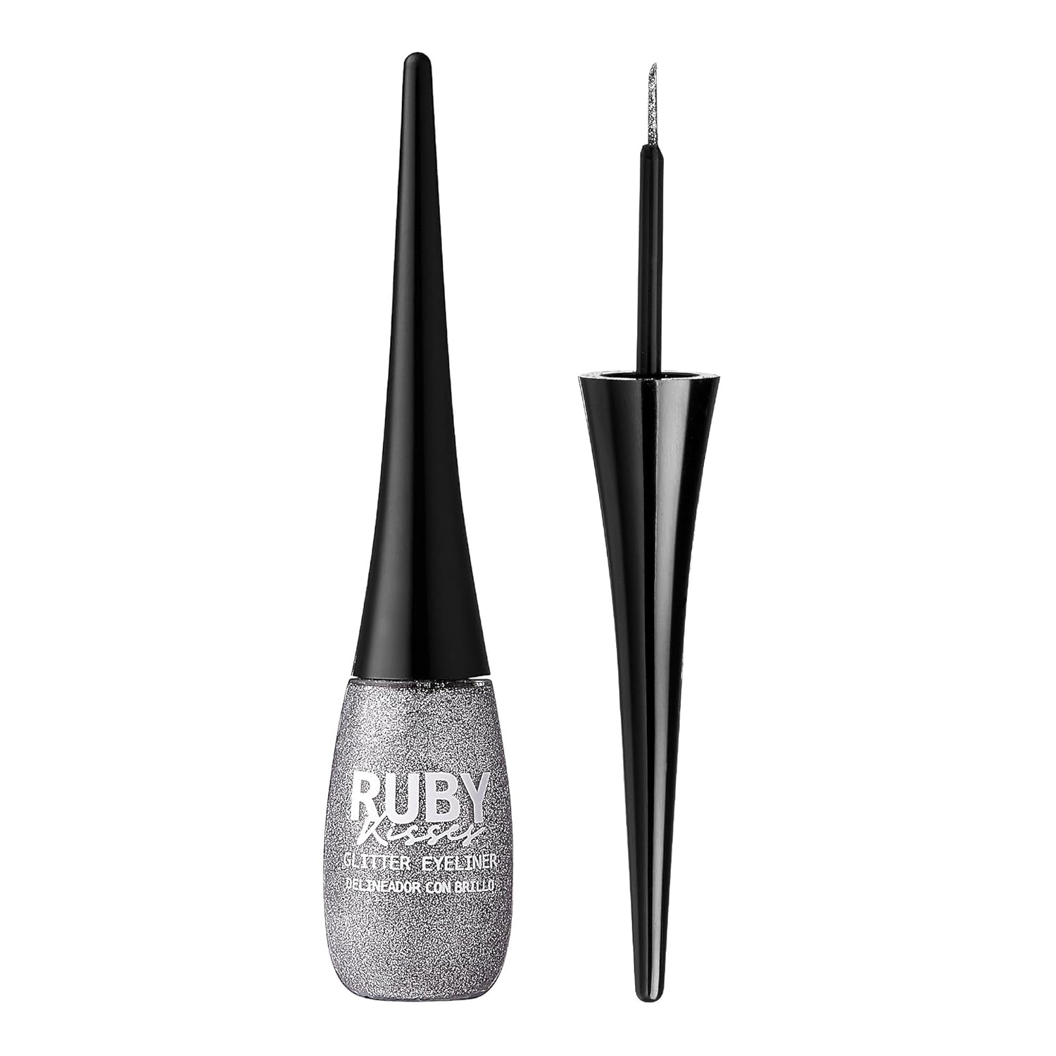 Amazon.com : Ruby Kisses Bling Glitter Eyeliner, Glitz N' Silver ...
