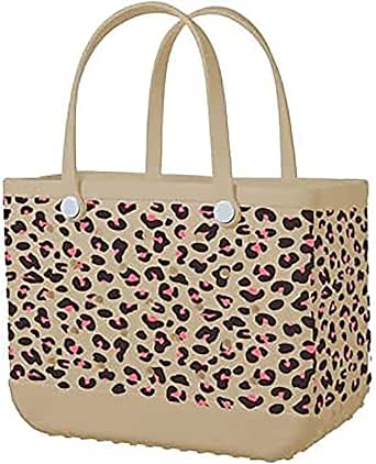 Amazon.com: Beach Bag Rubber Tote Bag - Waterproof Sandproof Travel ...
