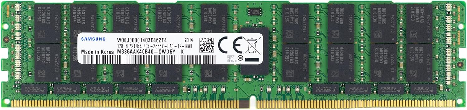 Samsung 128GB DDR4 2666MHz PC4-21300 ECC LRDIMM 8Rx4 (2S4Rx4) Octal ...