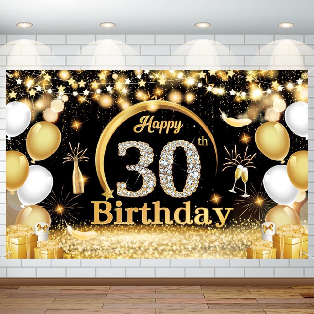 Amazon.com : 30th Birthday Decorations for Men Women Happy 30th ...