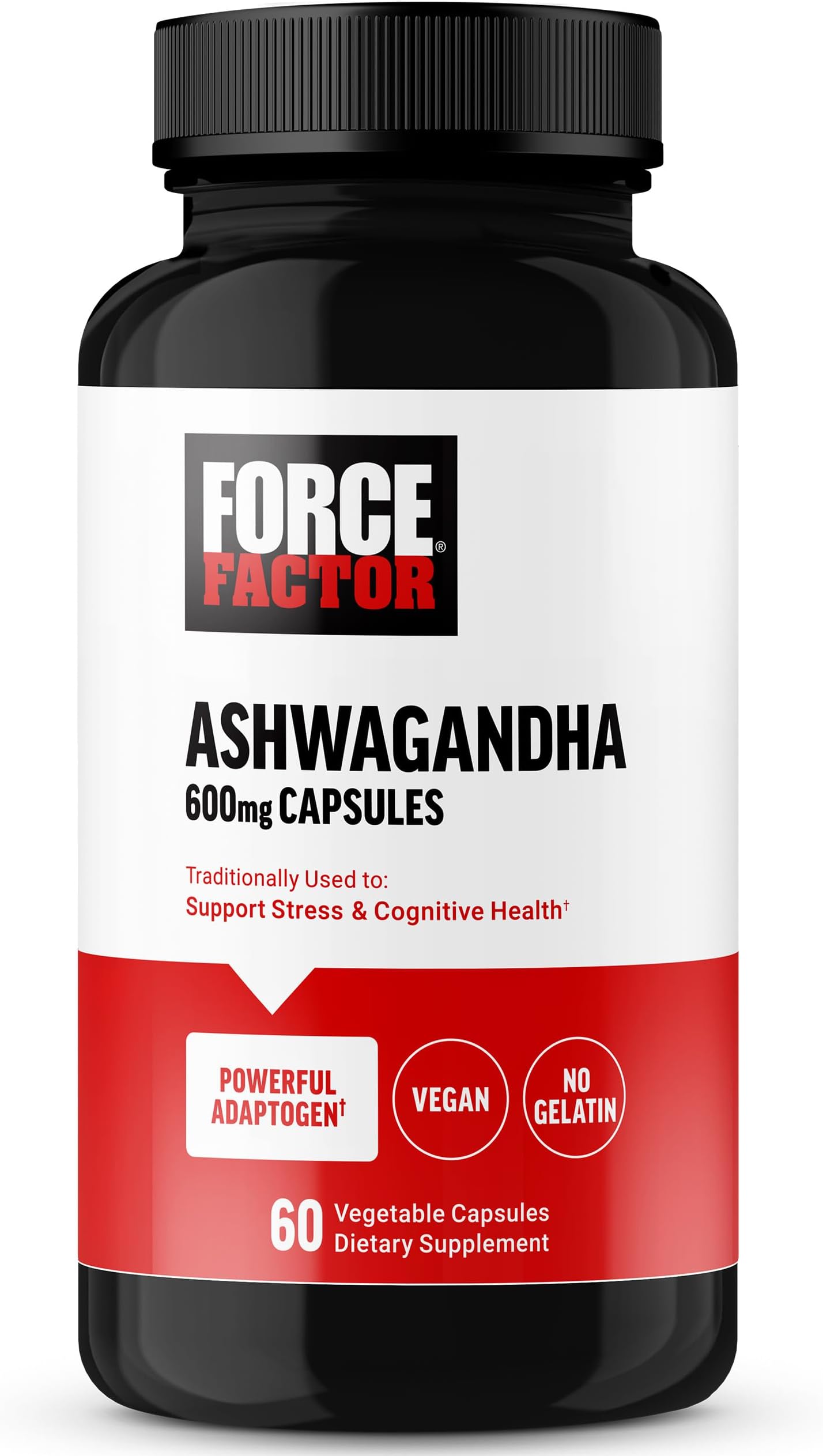 Amazon.com: FORCE FACTOR Ashwagandha Supplements Made with Premium ...