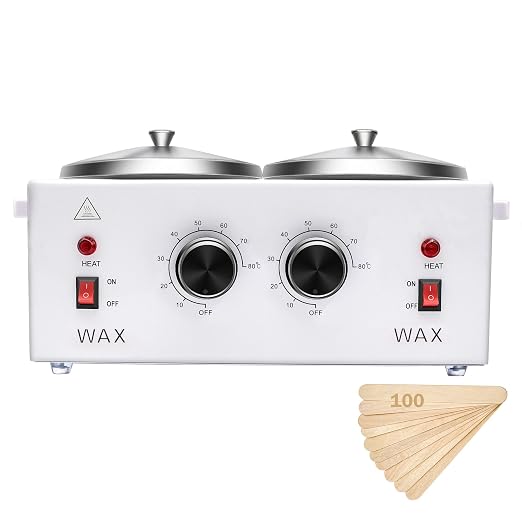 Amazon.com: Double Wax Warmer Professional Electric Wax Heater Machine ...