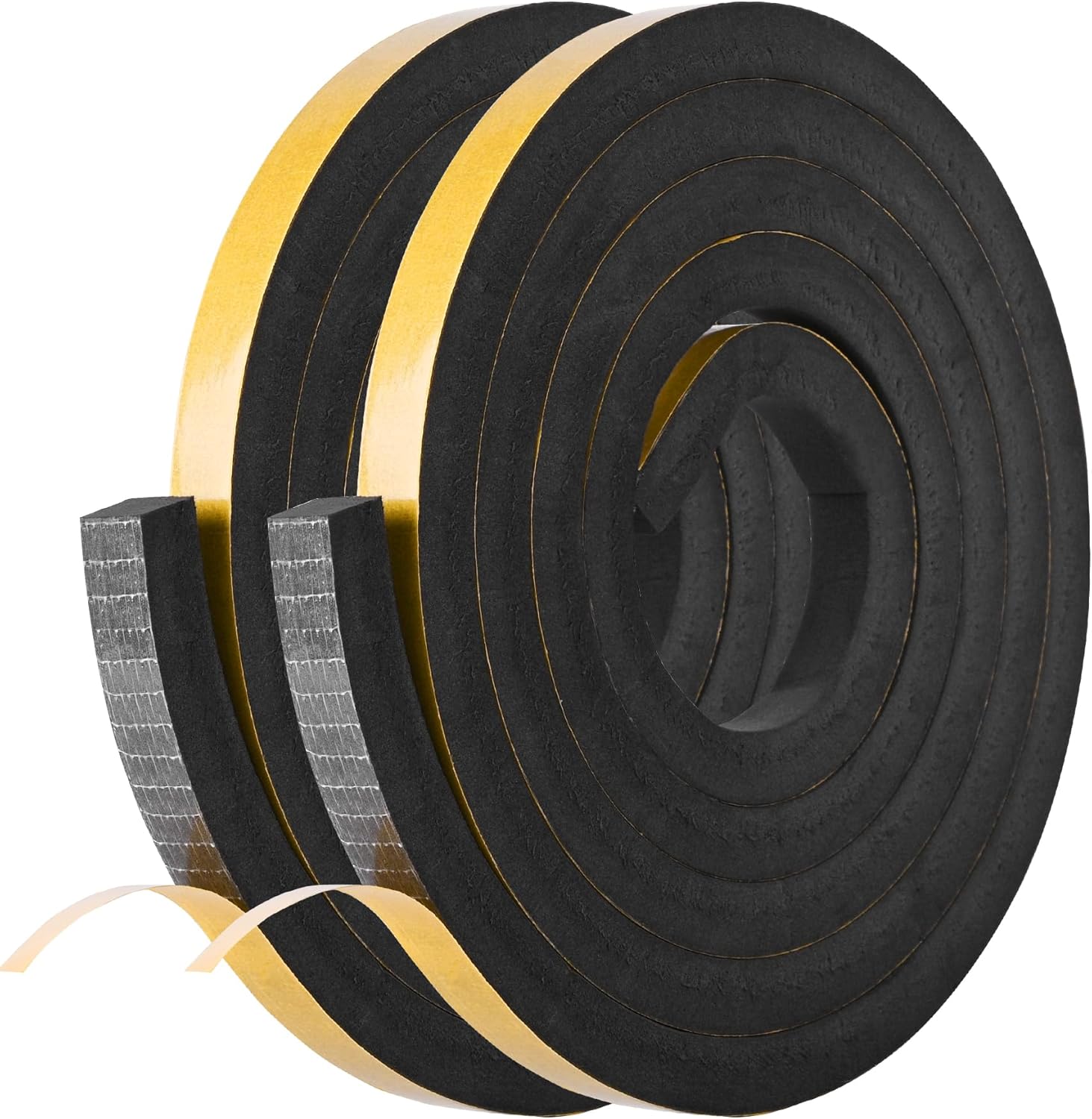 Amazon.com: Self Adhesive Foam Tape Weatherstrip 1/2in x 1/2in x 16.5Ft ...