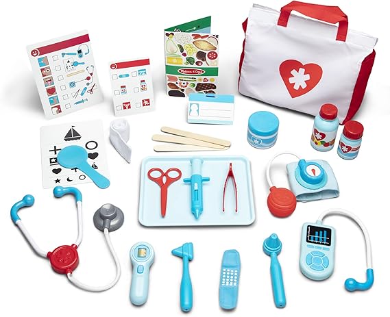 Melissa & Doug Doctors Set for Kids Educational Toys for 3+ Year Old ...