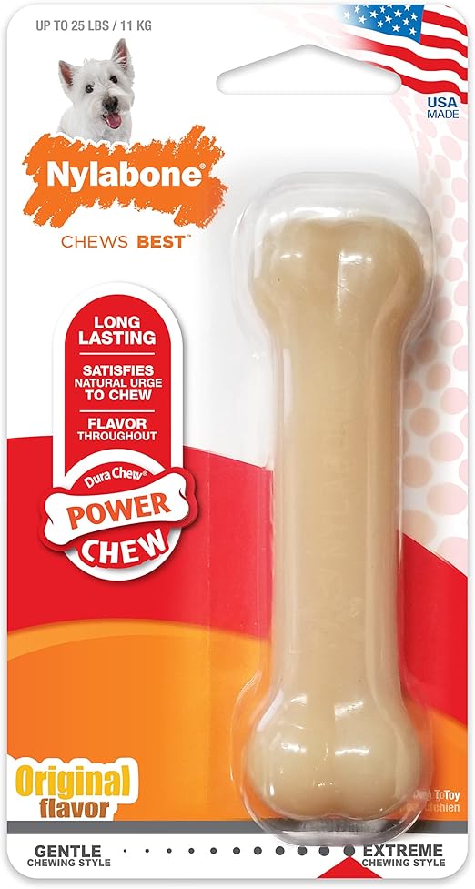Nylabone Dura Chew Os Original pour Chien Regular : Amazon.fr: Animalerie
