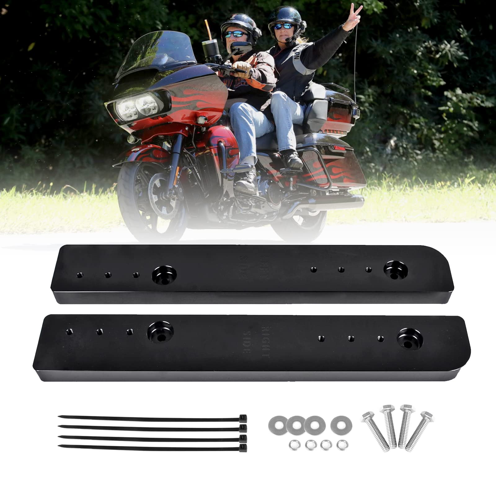 Snapklik.com : Goldfire Motorcycle Tour-Pak Relocator Kit Mount Plate ...
