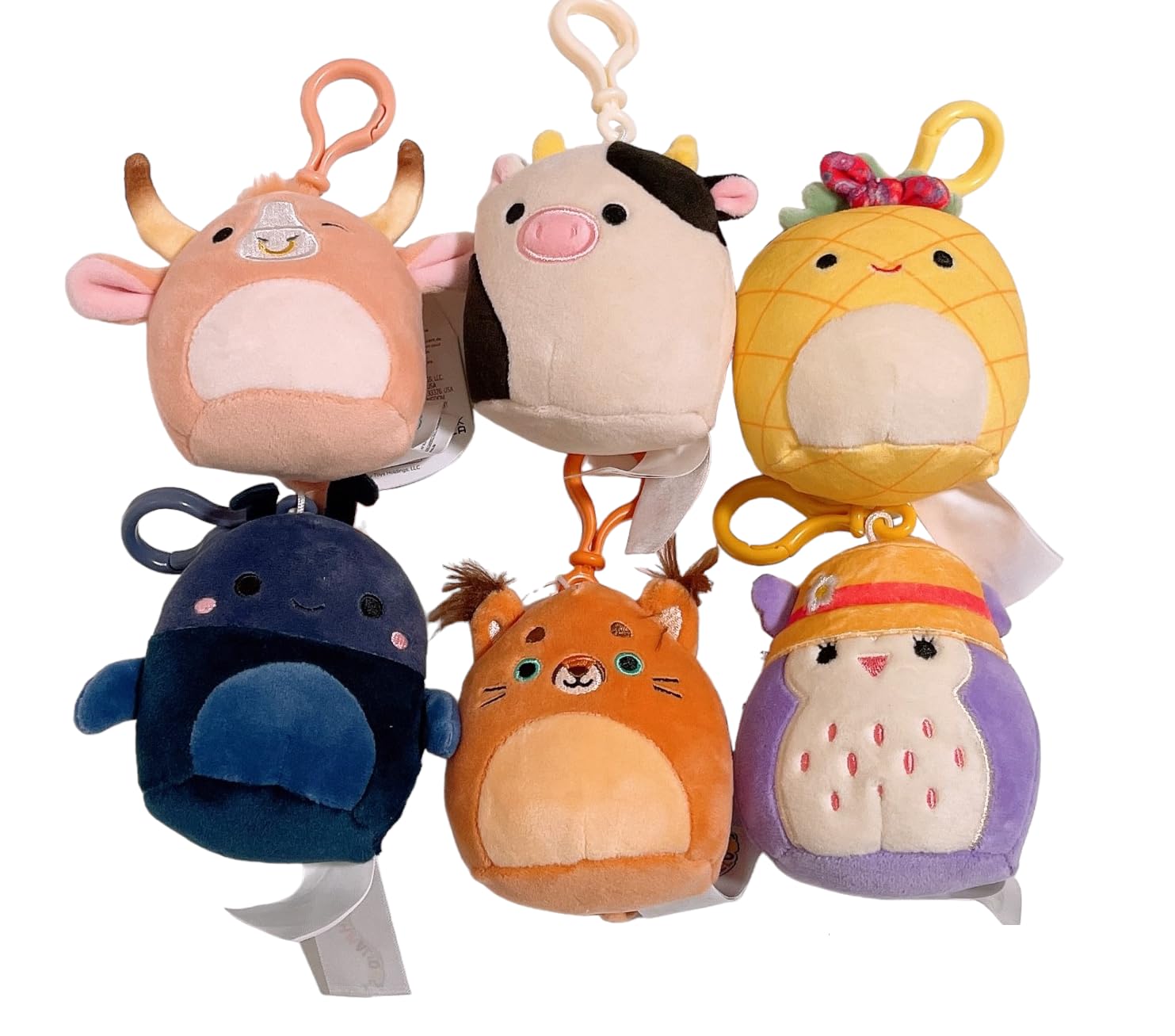 Amazon.com: Squishmallows 2024 Everyday Squad Set of 6 Assorted 3.5 ...