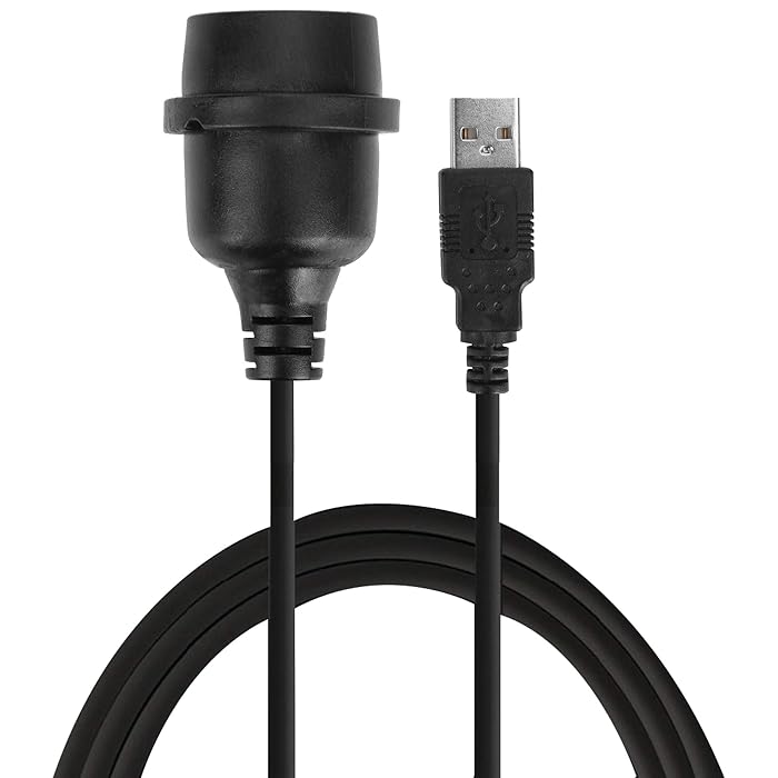 Buy USB Light Bulb Socket 6 Gauge Wire Bulb Holder - 8' (240CM) for ...