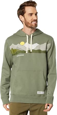 Life is Good Life Isn't Perfect Mountains Simply True Fleece Hoodie ...