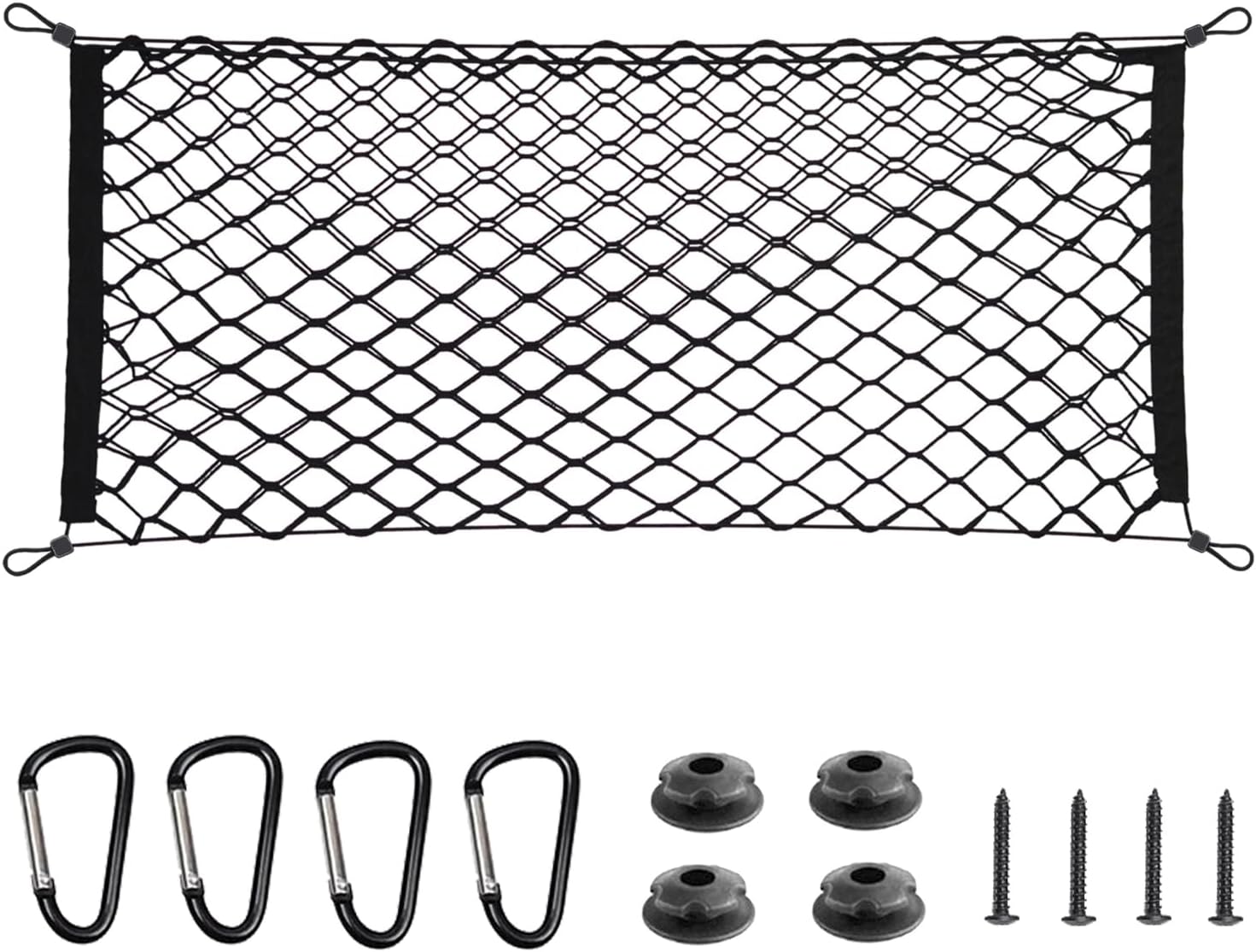 Amazon.com: Cargo Net for SUV with Hooks, Adjustable Highly Elastic ...