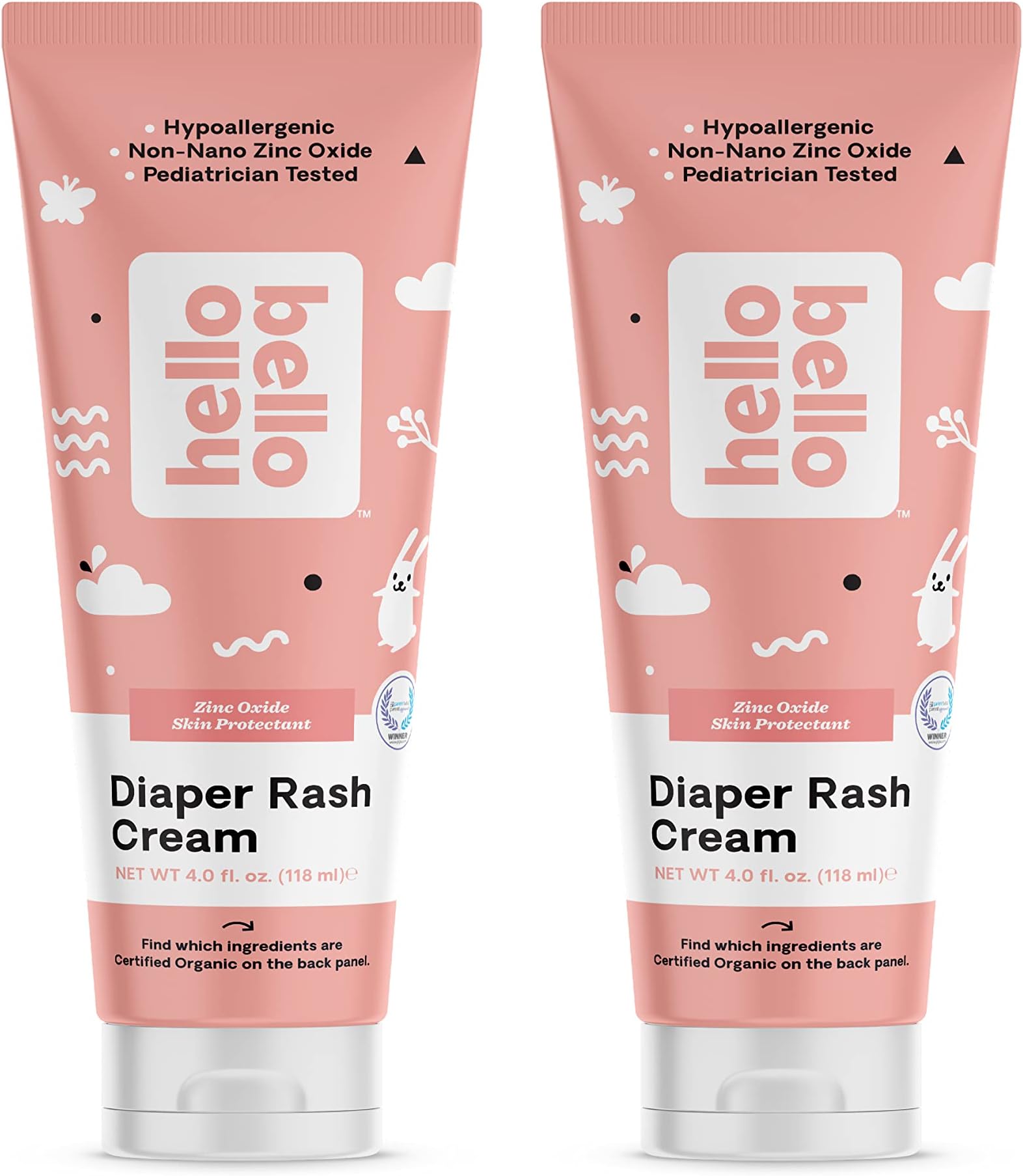 Amazon.com: Hello Bello Diaper Rash Cream, Vegan Cruelty-Free Non-Nano ...