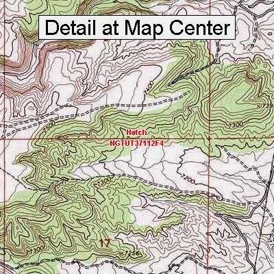 Amazon.com : USGS Topographic Quadrangle Map - Hatch, Utah (Folded ...