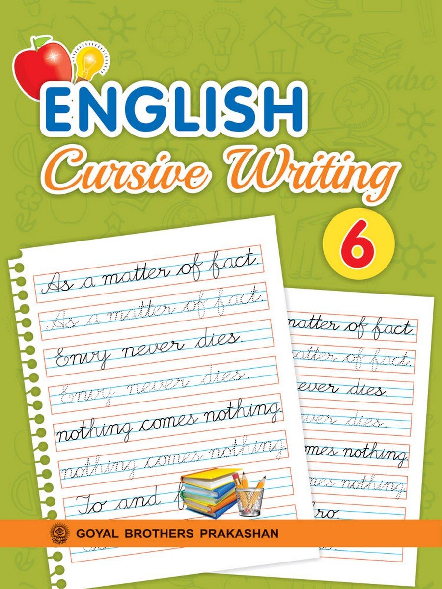 English Cursive Writing Part 6 : Editorials: Amazon.in: Books